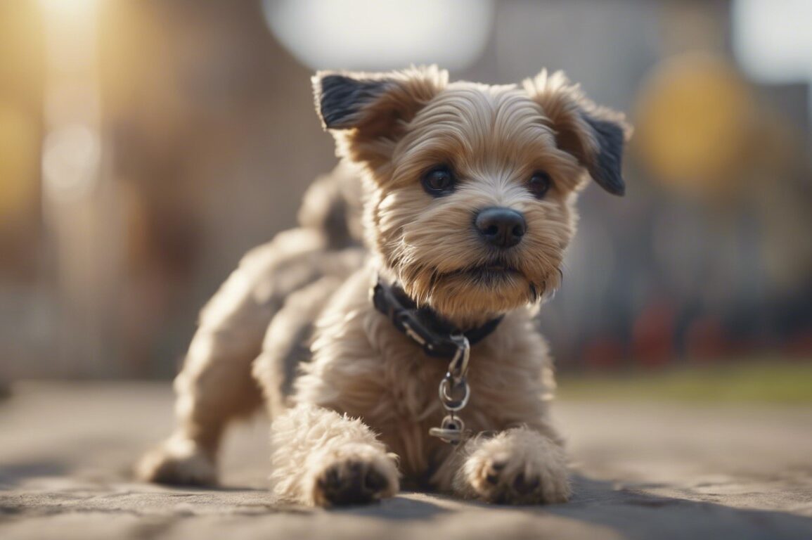 Yorkie-Apso - Sidewalk Dog