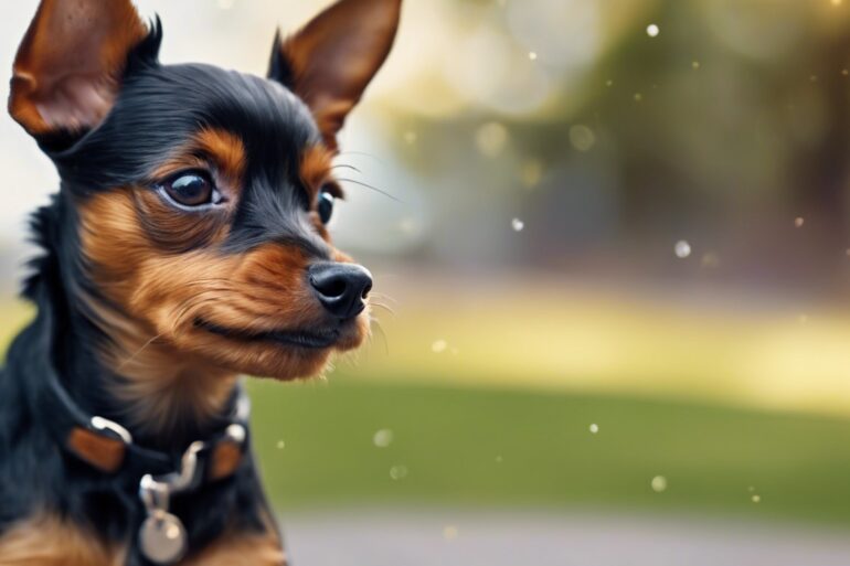 Yorkie Pin - Sidewalk Dog