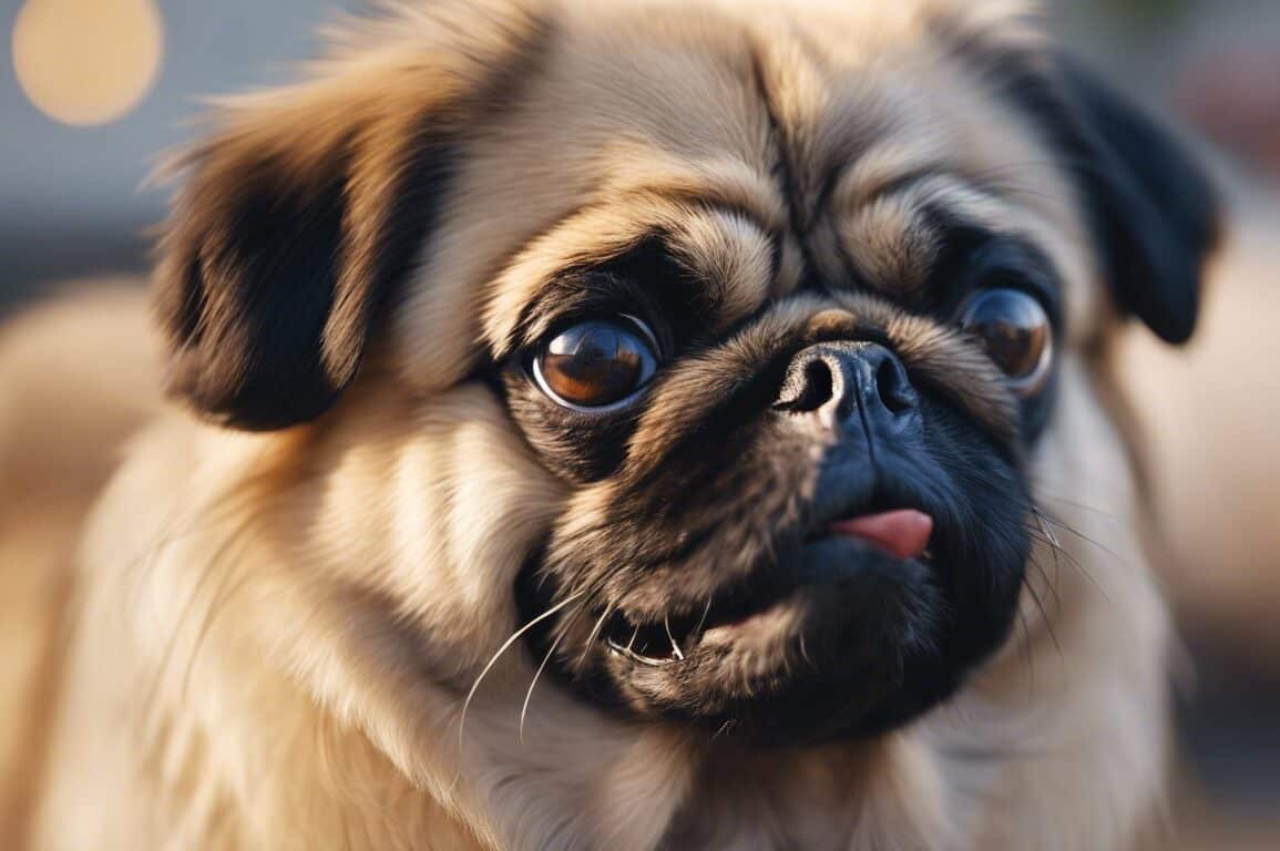 Puginese - Sidewalk Dog
