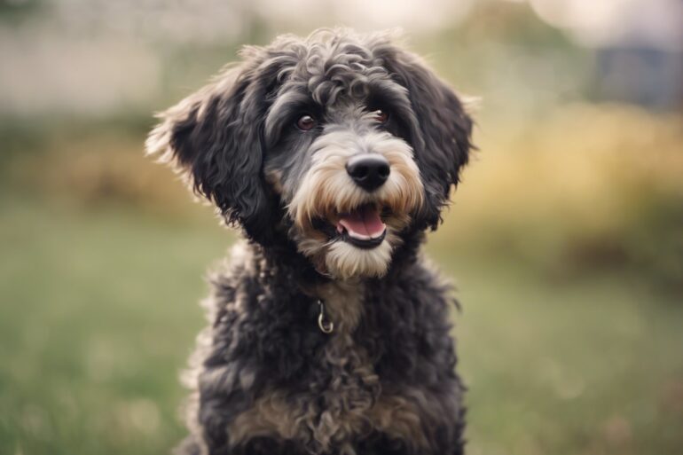 Shepadoodle - Sidewalk Dog