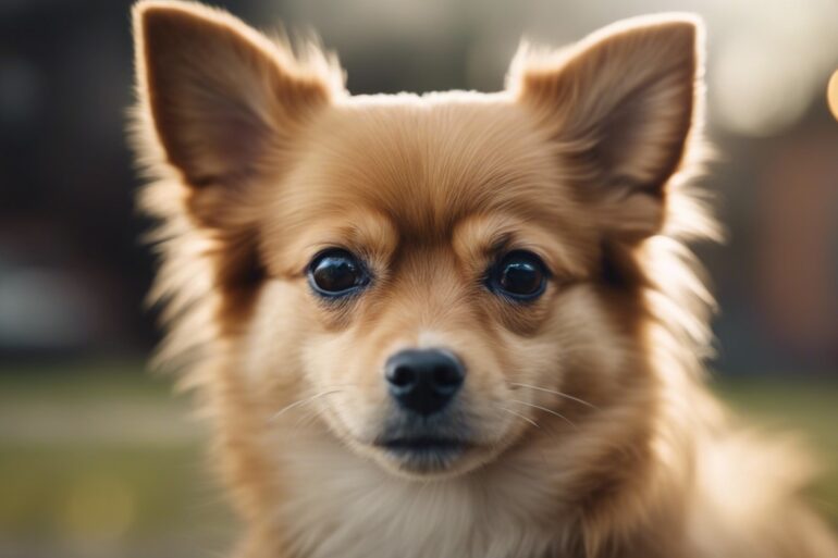 Pomchi - Sidewalk Dog