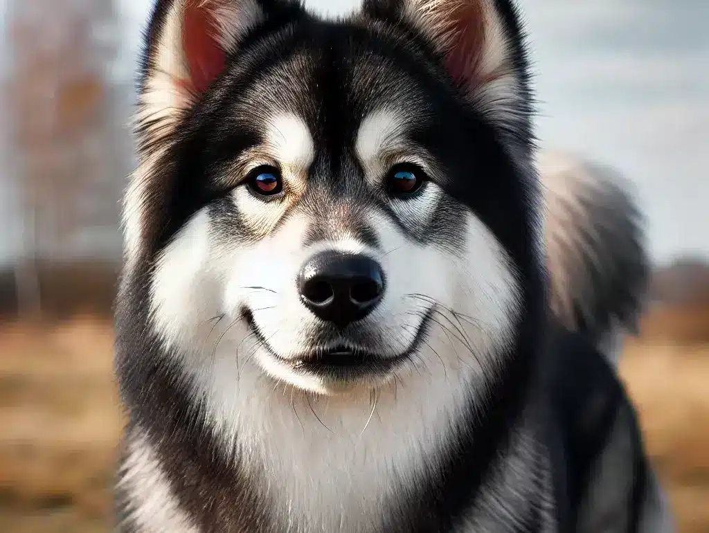 Alusky - Sidewalk Dog